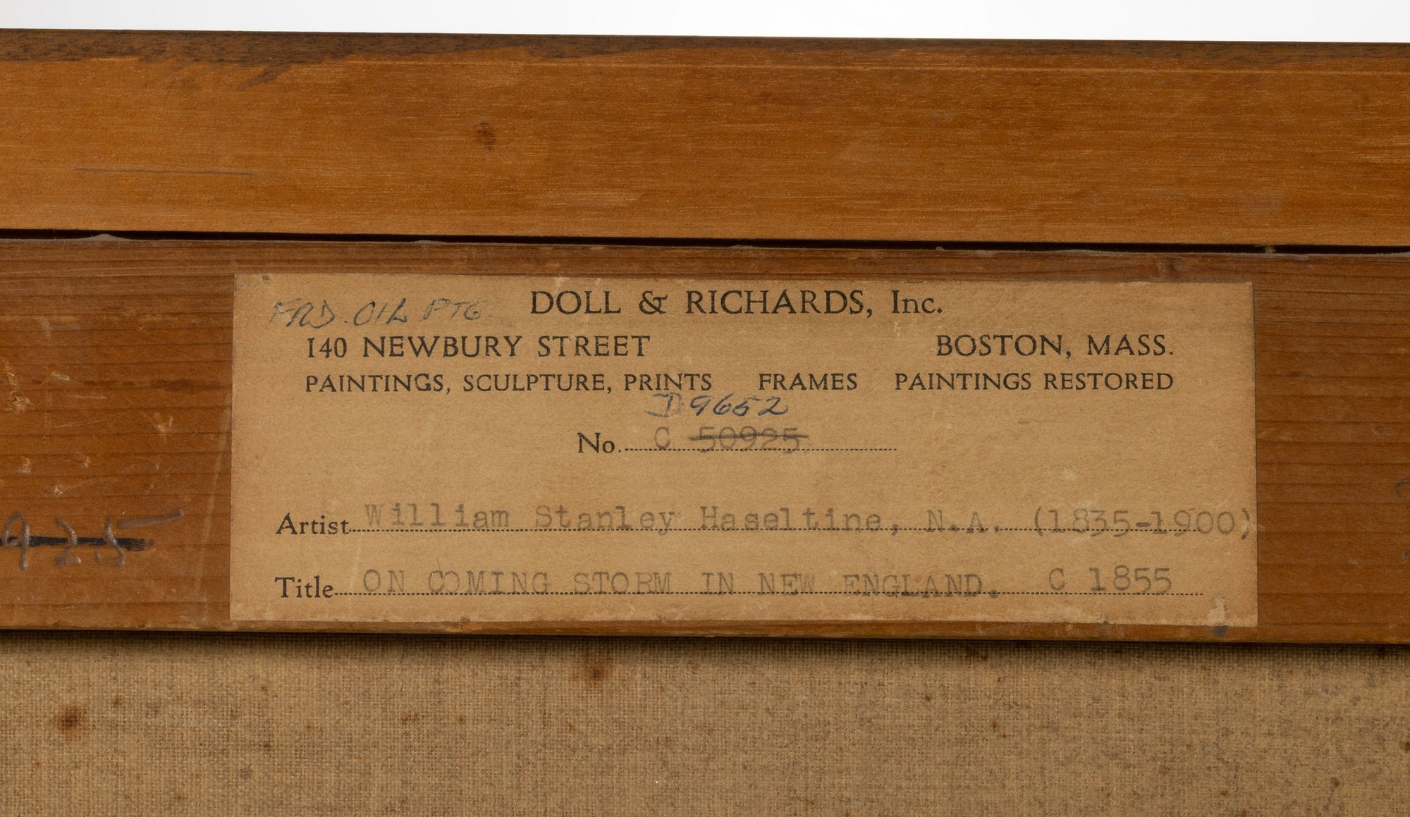 William Stanley Haseltine | LANDSCAPE (Circa 1855) | MutualArt