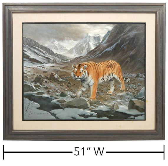 Frace Charles | Large Charles Frace 'Siberian Tiger' Oil Painting (1979 ...