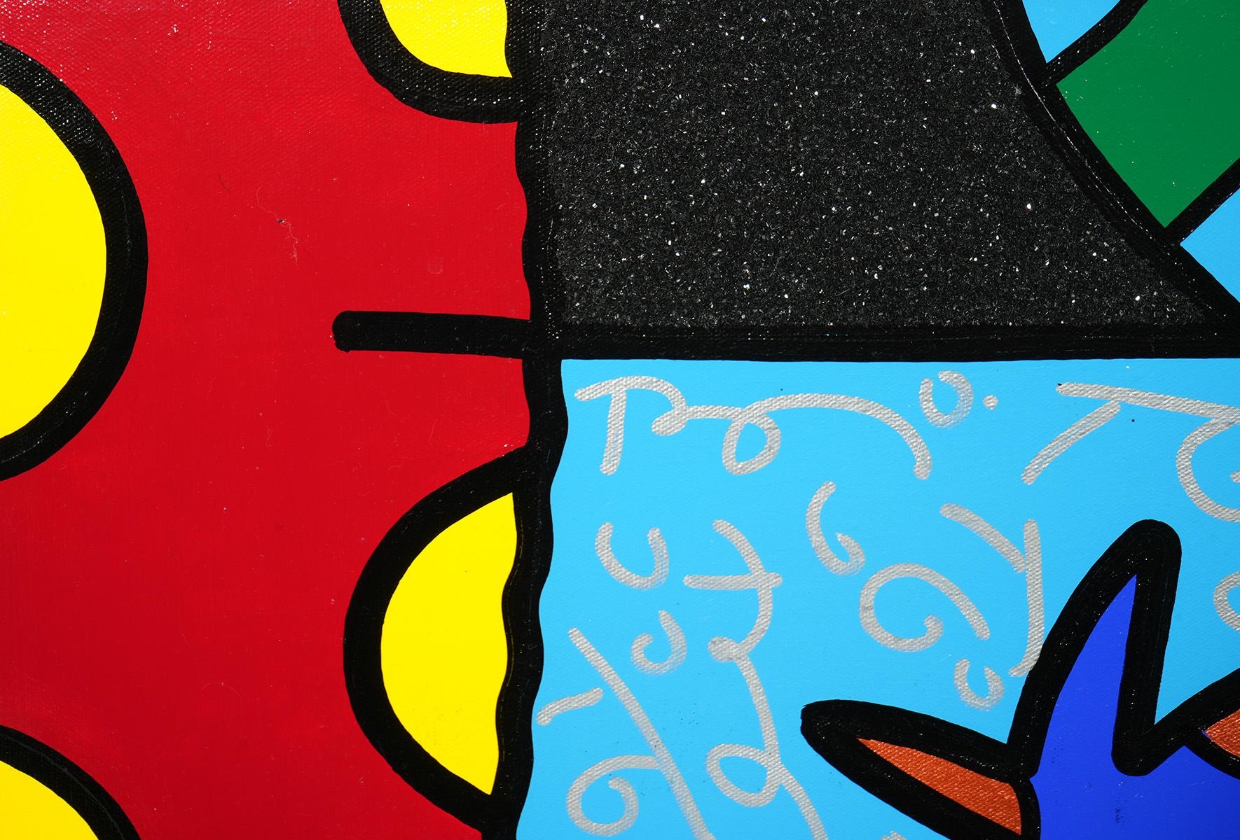 Romero Britto | Romero Britto 'Journey' Original Acrylic Painting ...