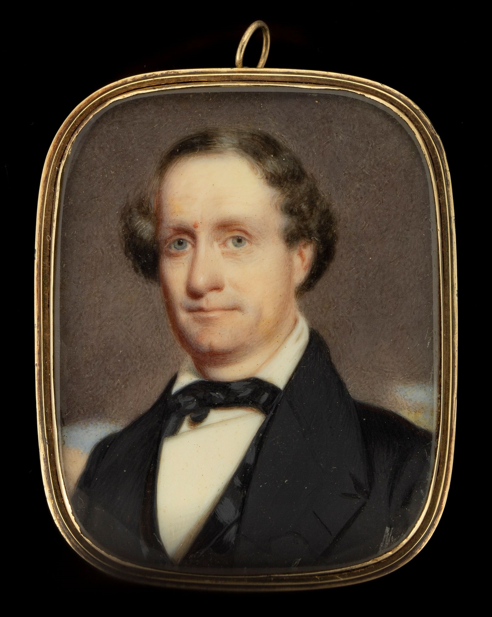 Edward Samuel Dodge | MINIATURE PORTRAIT OF A MAN (1845) | MutualArt