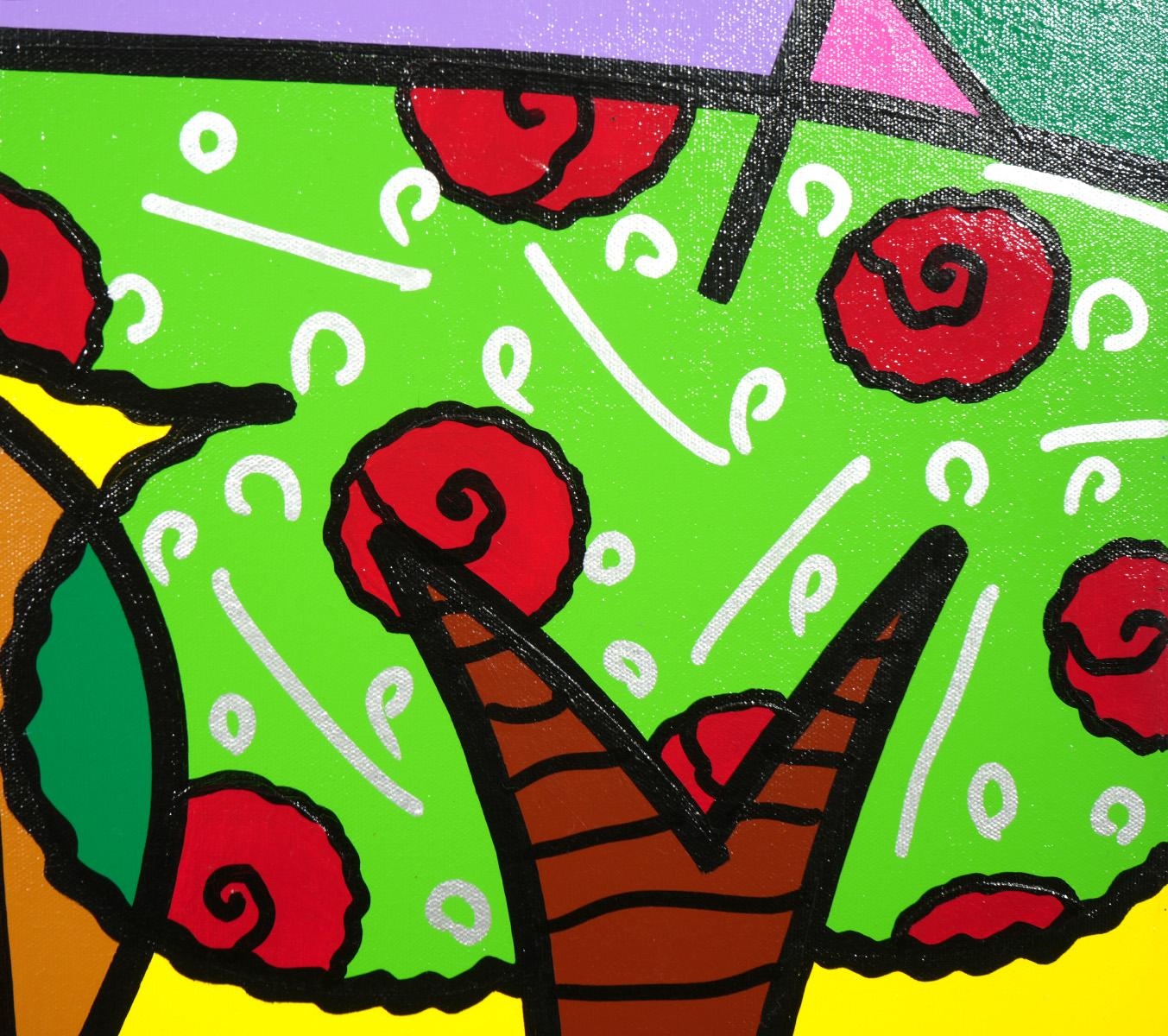 Romero Britto | Romero Britto 'Journey' Original Acrylic Painting ...