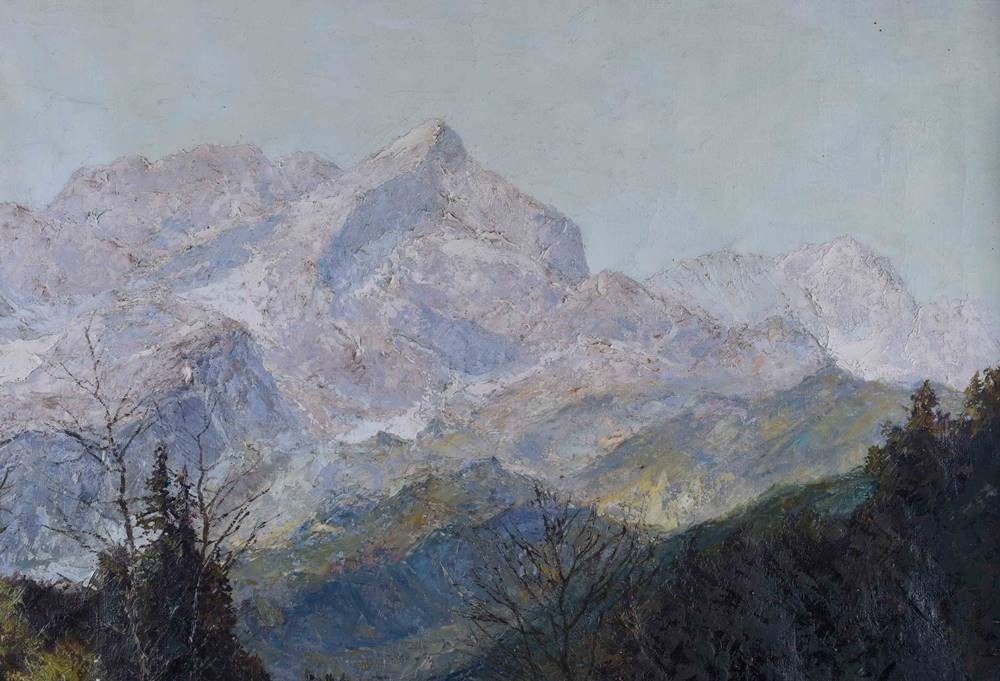 Otto Eduard Pippel | Die Alpenspitze bei Garmisch | MutualArt