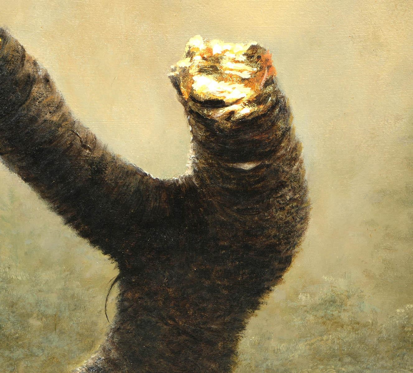 Charles Frace | Charles Frace 'Red Shouldered Hawk' Painting 1978 (1978 ...