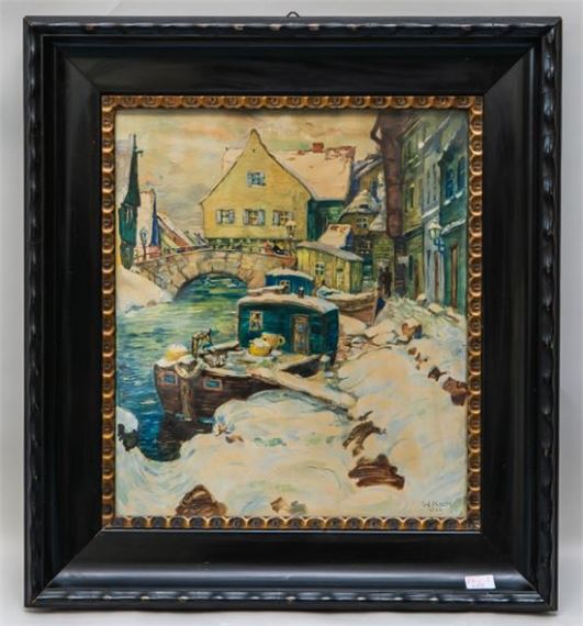 W. Koch | Winterliche Altstadt (1925) | MutualArt
