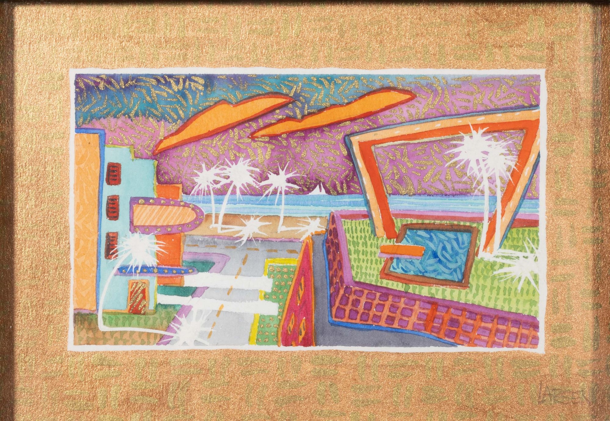 Fran Larsen | ABSTRACT CITYSCAPE | MutualArt