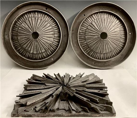 Frank Roper | 14 aluminium Lost-Polystyrene casting shields | MutualArt