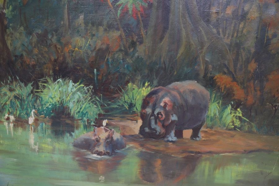 Roger Baudry | AFRICAN ANIMAL PAYSAGE | MutualArt