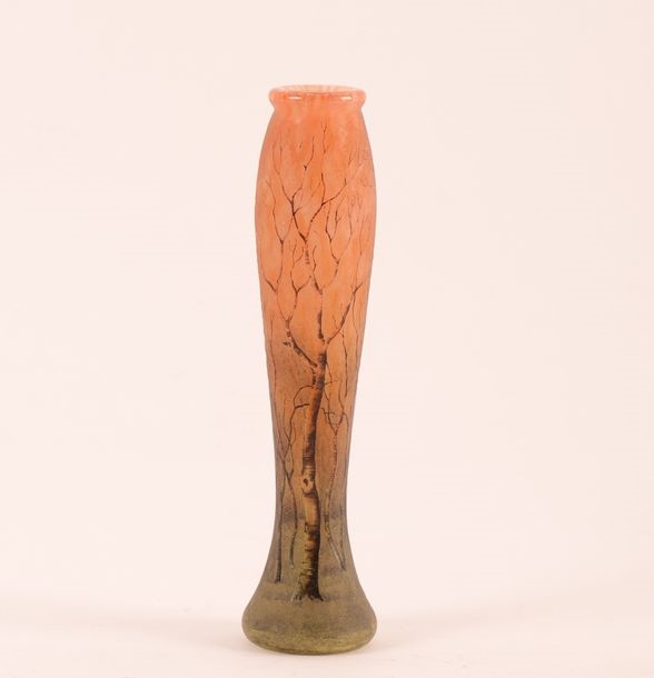 Daum Frères | DAUM NANCY THE FOREST Elegant soliflore in blown multi ...