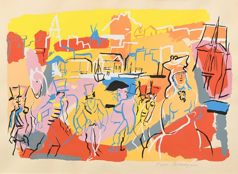 Pierre Ambrogiani | Scène animée | MutualArt