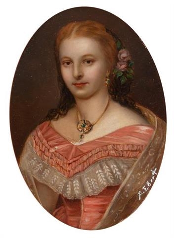 Anton Ebert | Portrait einer Dame | MutualArt