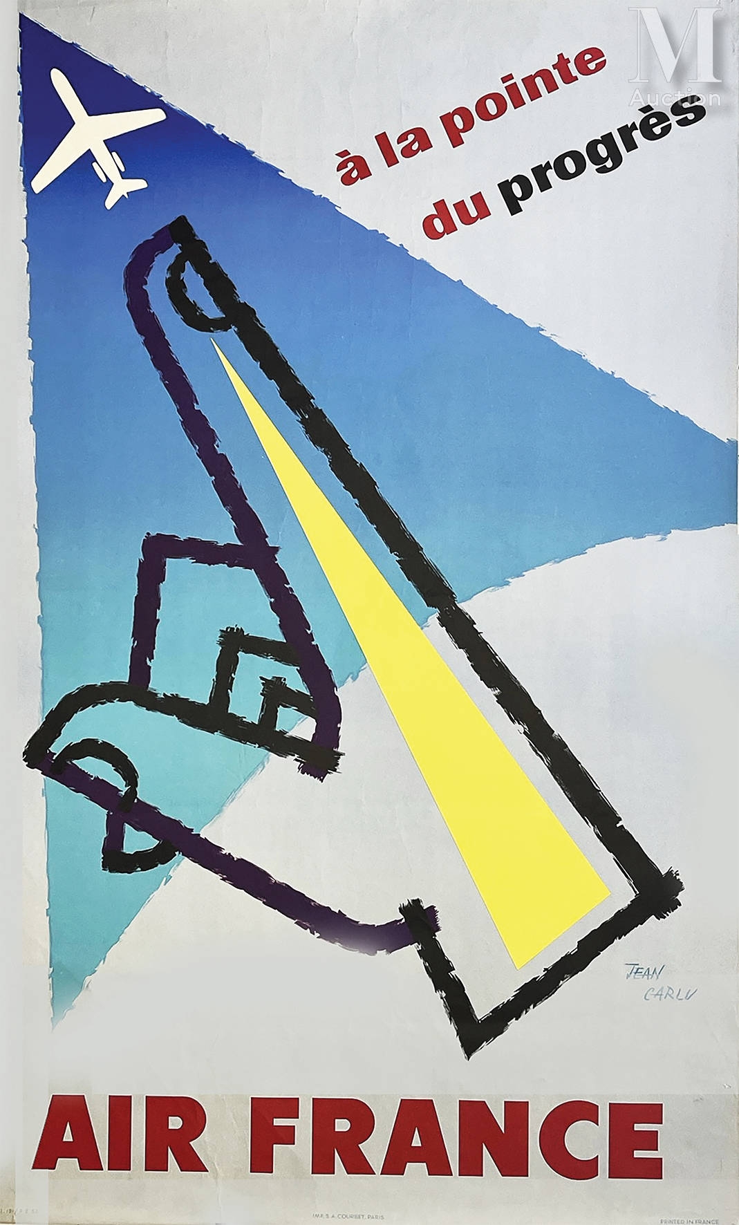 Jean Carlu | To Paris (1954) | MutualArt