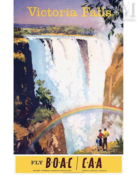 Frank Wootton | Victoria Falls BOAC (1949) | MutualArt