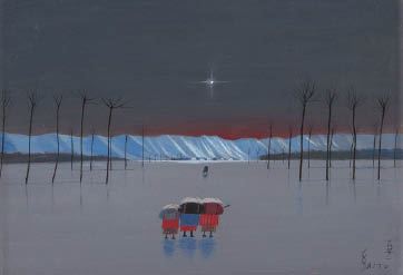 Shinichi Saito | Starry village from ECHIGO GOZE DIARY (1982) | MutualArt