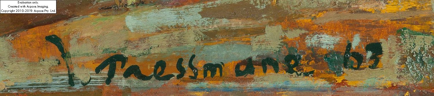 Joseph Pressmane | Pejzaż (1963) | MutualArt