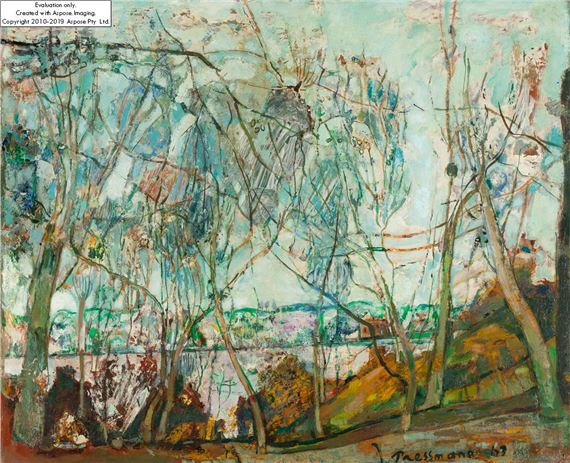 Joseph Pressmane | Pejzaż (1963) | MutualArt