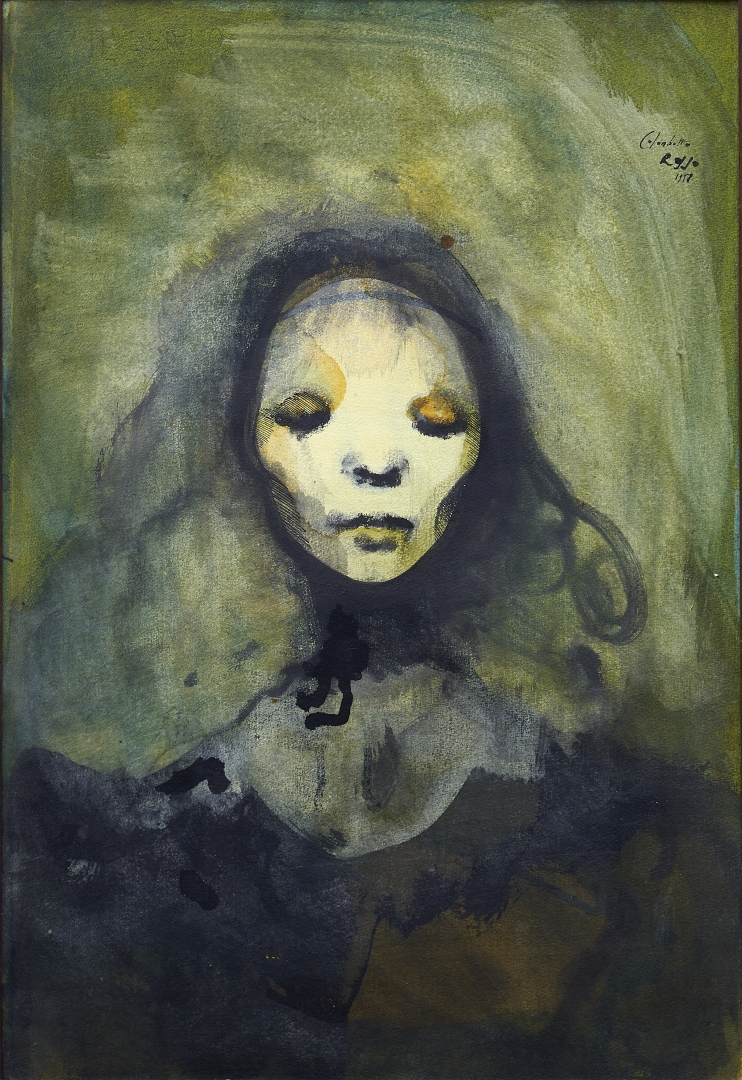 Enrico Colombotto Rosso | DONNA IN NERO | MutualArt