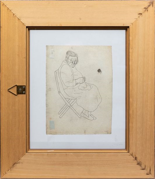 Natalie Parain | Etude de personnages, et vielle dame | MutualArt