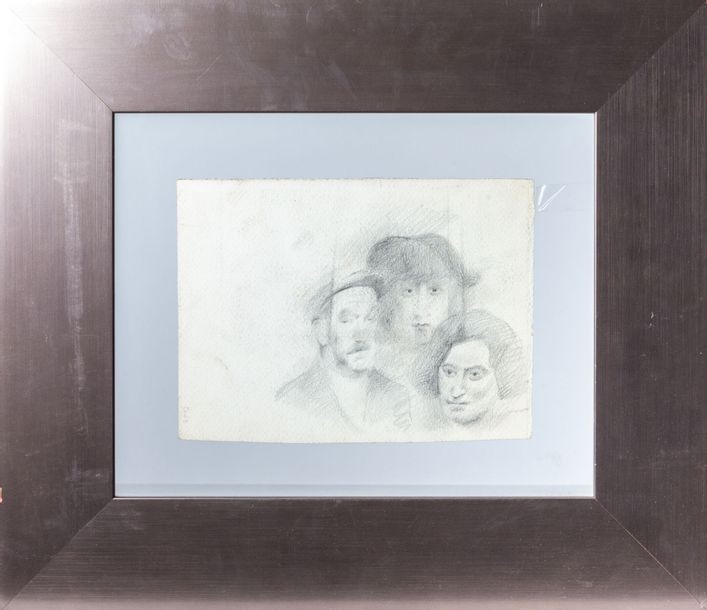 Natalie Parain | Etude de personnages, et vielle dame | MutualArt