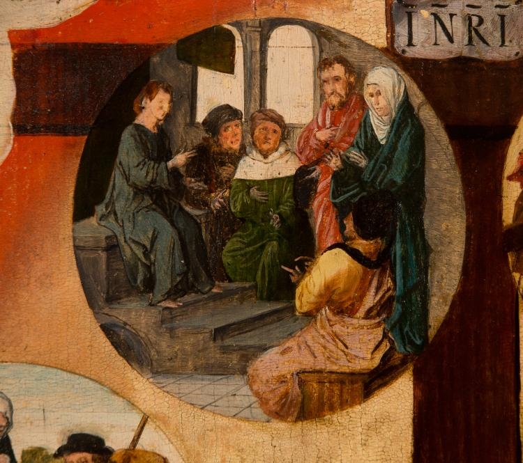 Flemish School, 16th Century | Pietà surrounded by scenes from the life of Christ (Circa 1500 ...