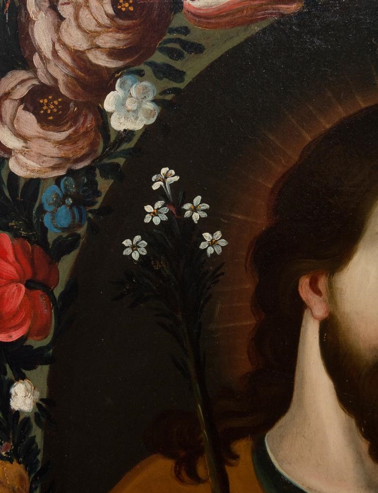 Spanish Colonial School, 17th Century | Saint Joseph and the Christ ...