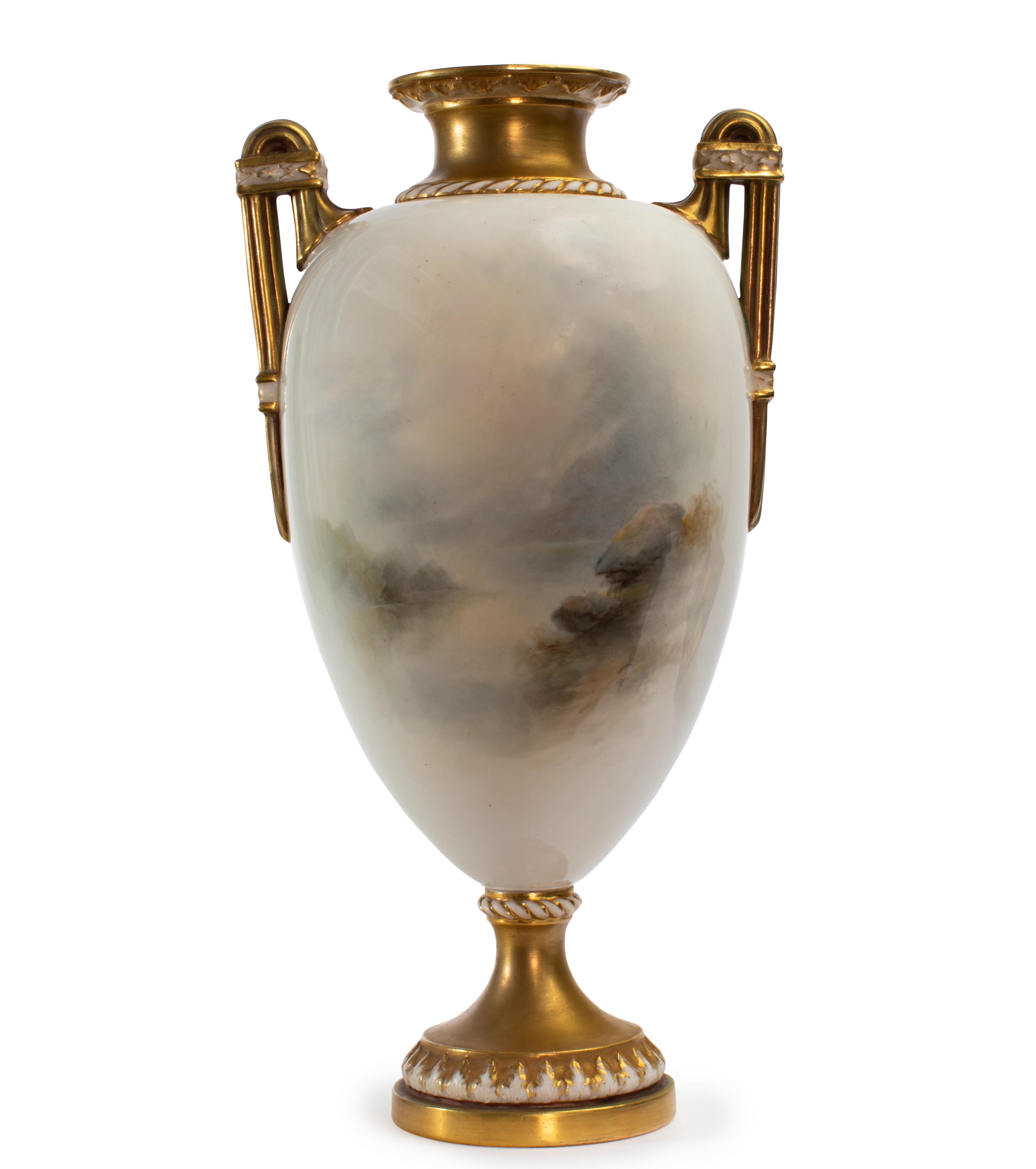 John Stinton | A Royal Worcester vase by John Stinton (Circa 1921 ...