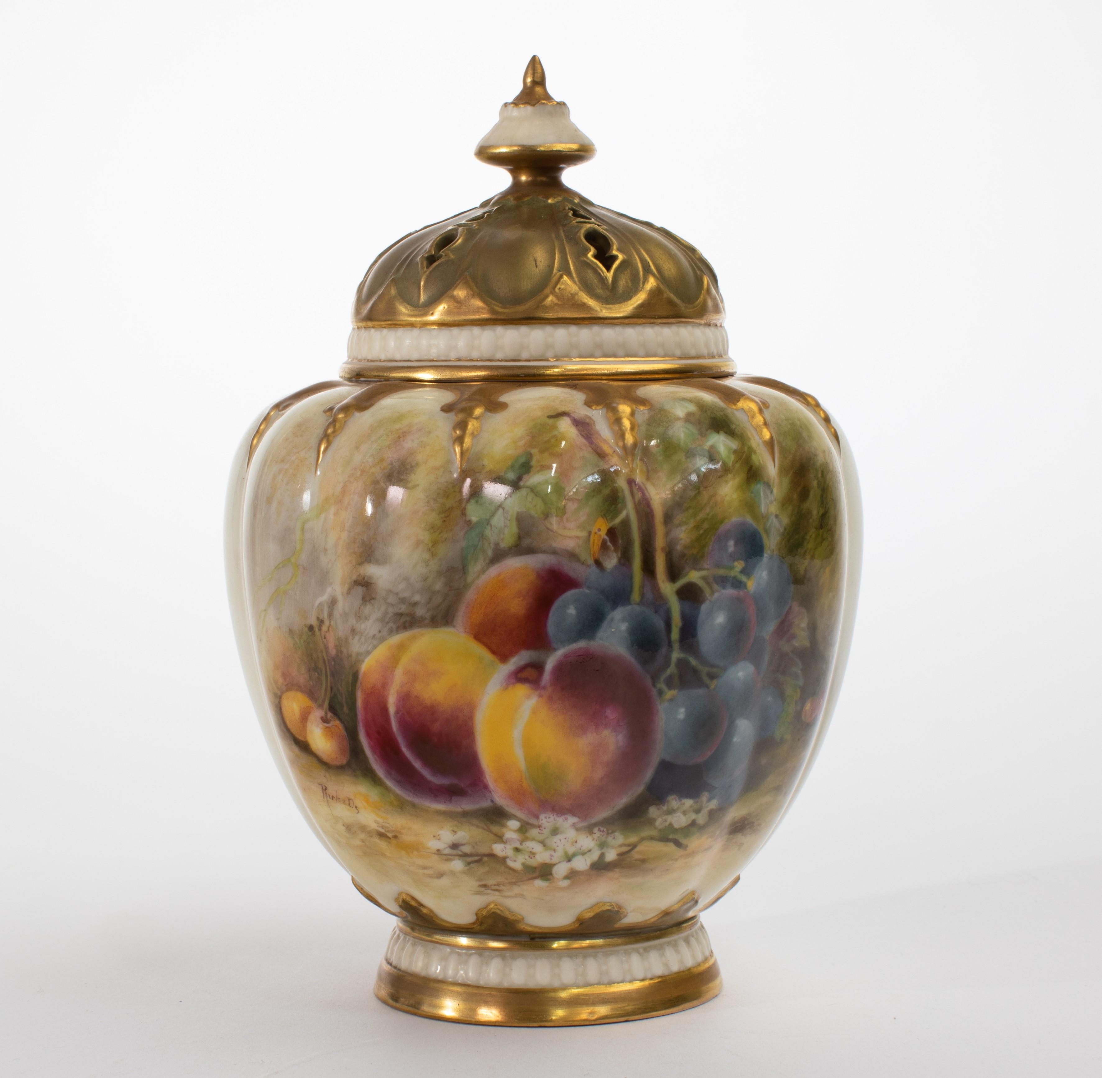 William Ricketts | A Royal Worcester covered vase by William Ricketts ...