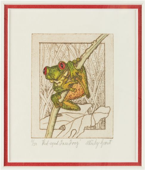 Minky Grant | Red-eyed Tree Frog | MutualArt