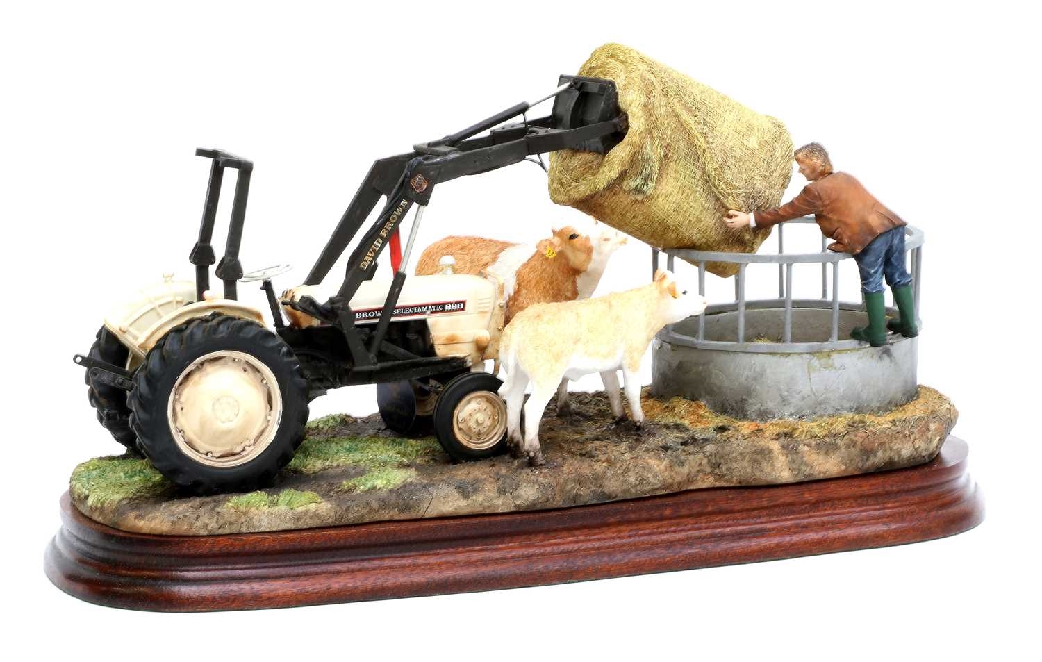 Ray Ayres | Border Fine Arts 'A New Bale' (David Brown Selectamatic 880 ...