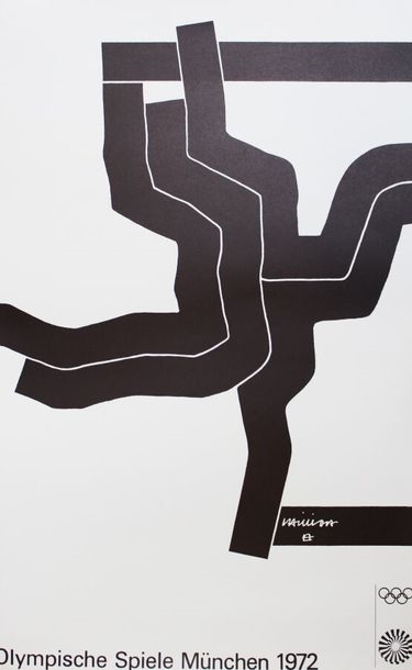 Eduardo Chillida | - POSTER for the Olympic Games of Munich in 1972 ...