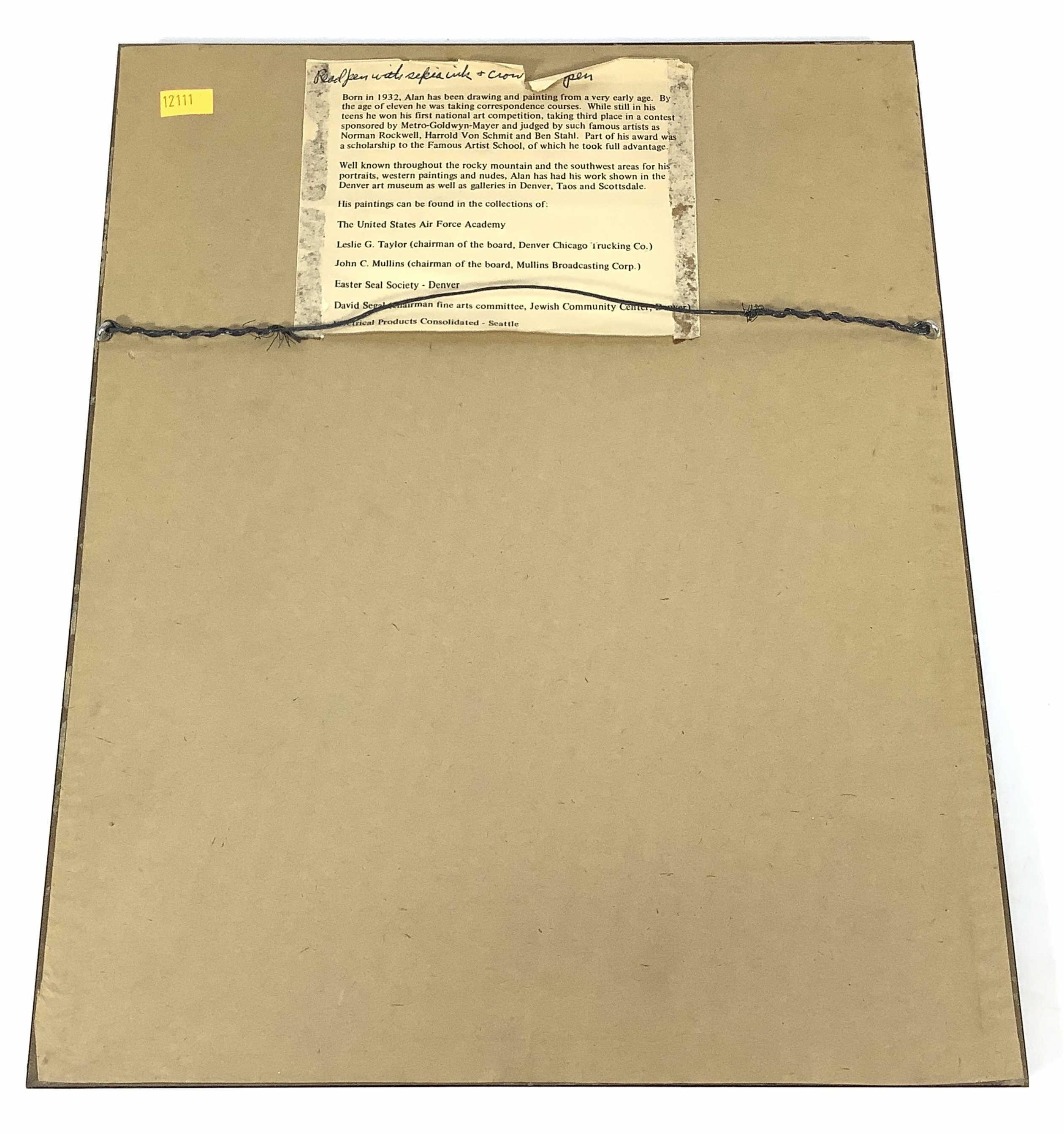 Alan Alexander | Alan Alexander Ink On Paper | MutualArt