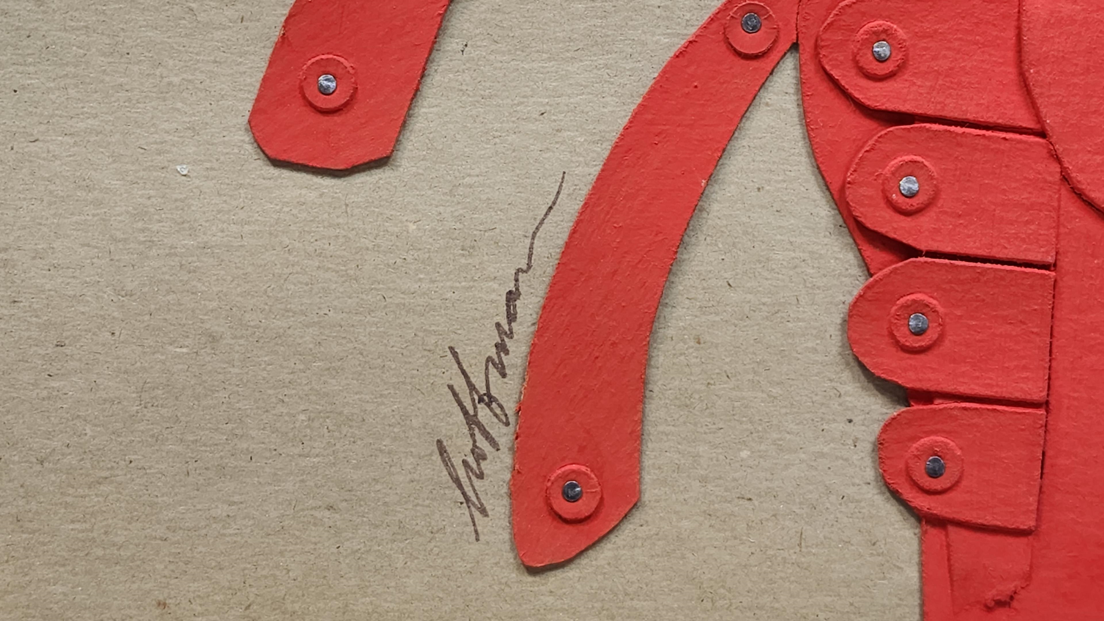 Eugene Hoffman | Eugene Hoffman Relief Samurai Sculpture | MutualArt