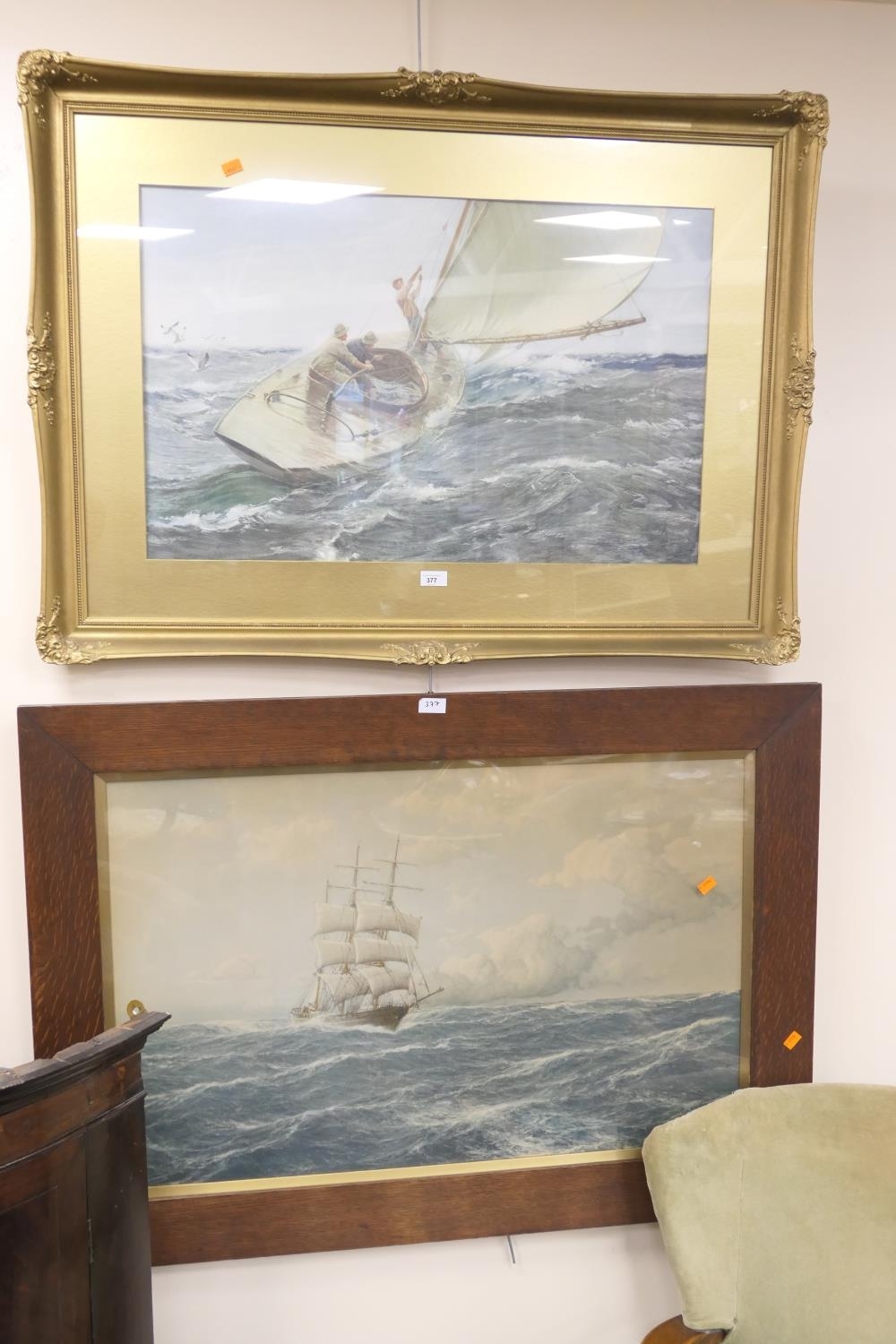 Charles Napier Hemy | 'Battling hard in choppy seas' | MutualArt