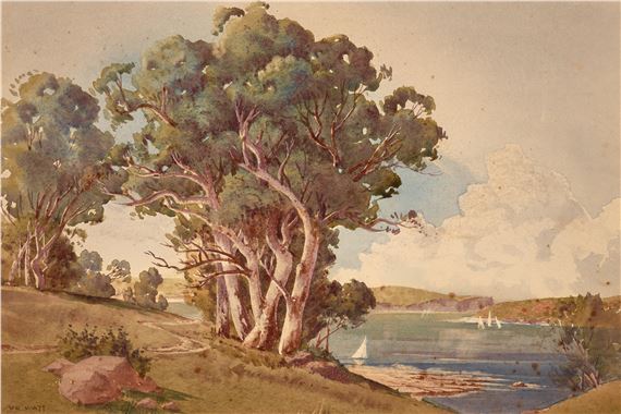 Victor Robert Watt | The River Gum Trees | MutualArt
