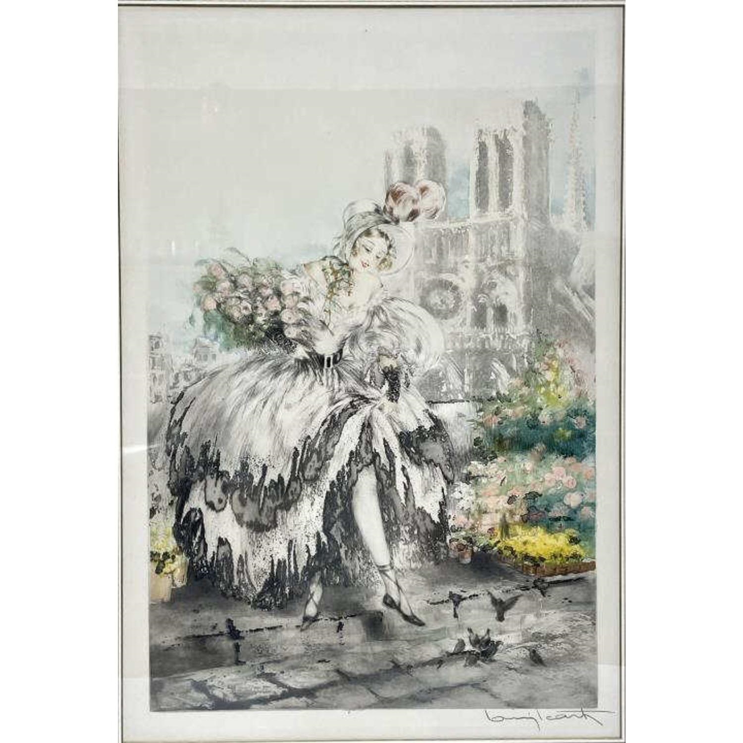 Louis Icart | Louis Icart Art Deco Original Signed Etching | MutualArt