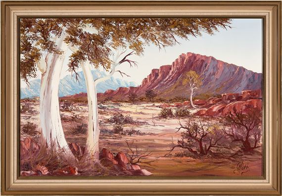 Henk Guth | The River Gums in the Macdonnell Ranges | MutualArt