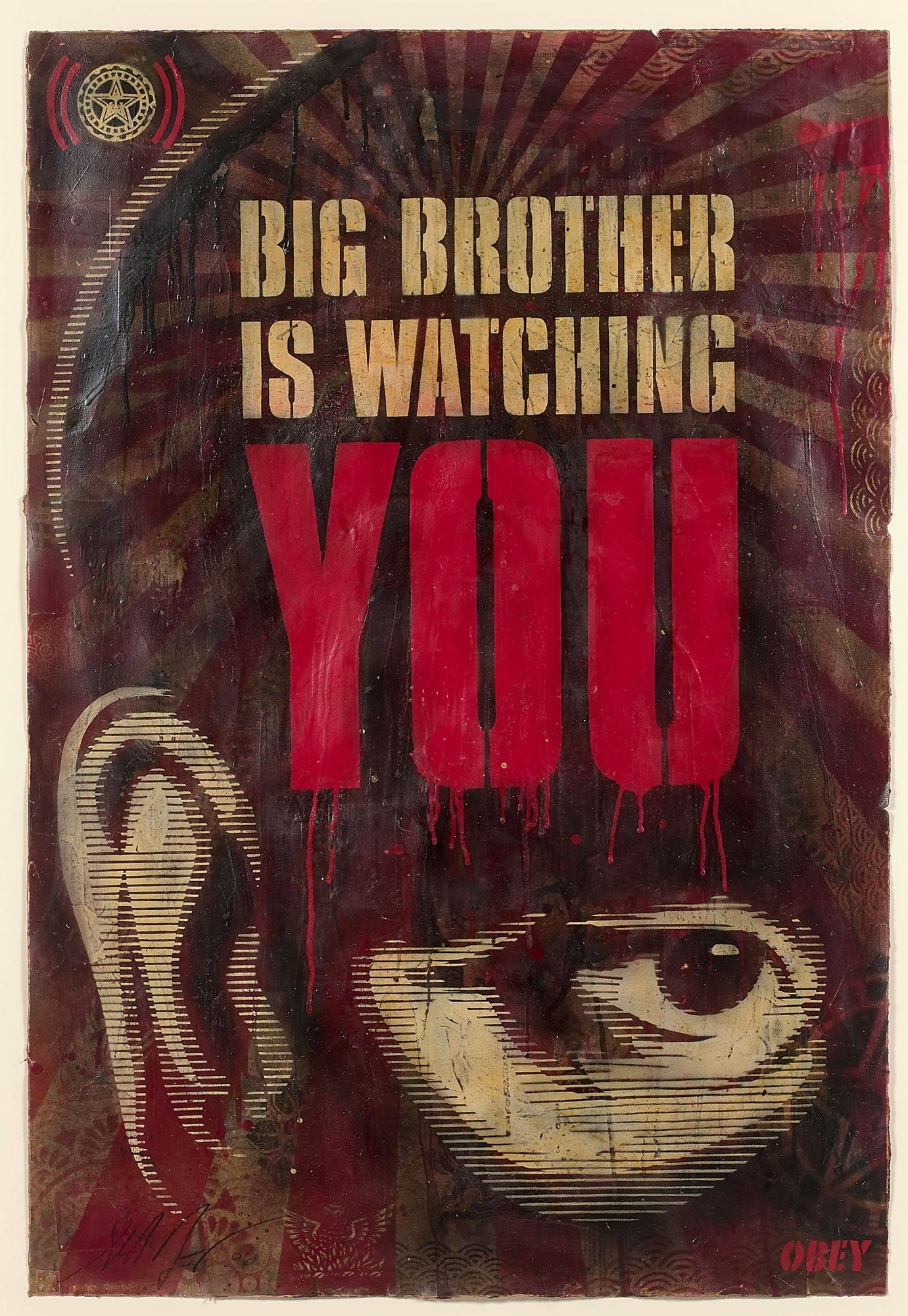 Big Brother Is Watching You 1984 Poster
