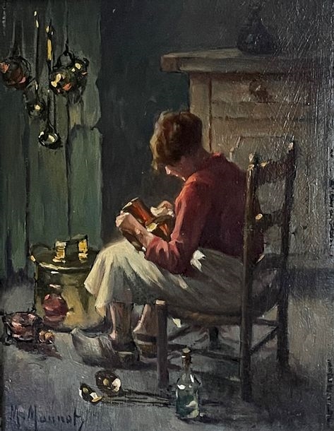 Maurice Louis Monnot | Cousette Oil on panel | MutualArt