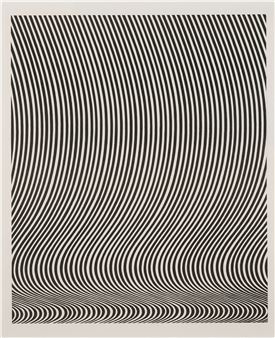 Bridget Riley | Shadow Rhythm (1989) | MutualArt