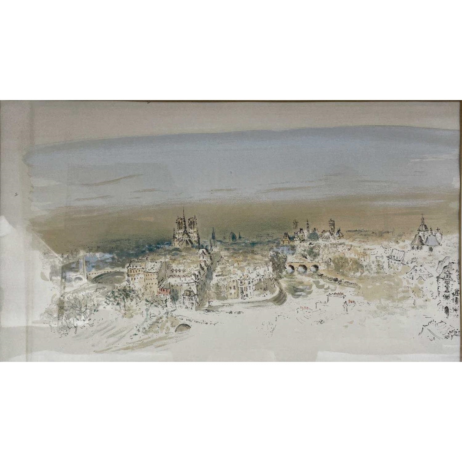 André Hambourg | Andre Hambourg, 2 Signed Old Lithographs | MutualArt