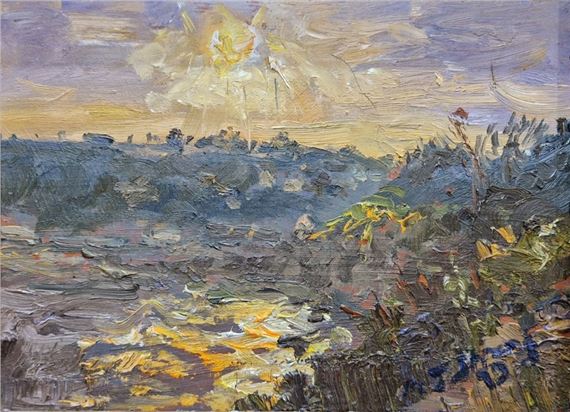 Michael James Strang | Lamorna Sunset | MutualArt