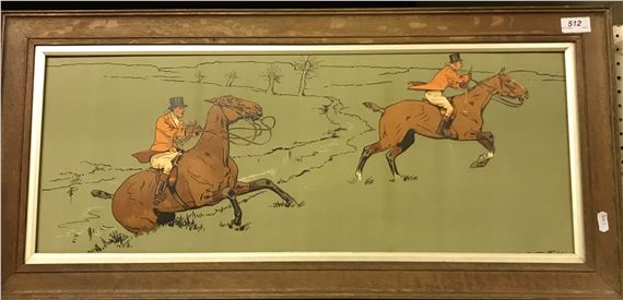 Cecil Aldin | Cecil Aldin - Hunt the Slipper - Nursery print of dogs ...