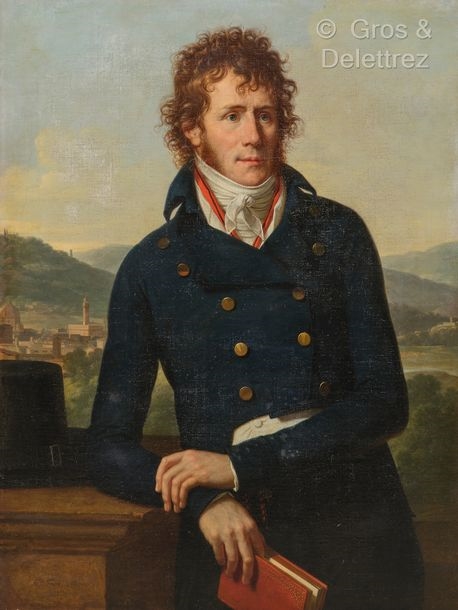Francois-Xavier Fabre | Portrait of Pierre-Edouard Lefebvre de Béhaine ...