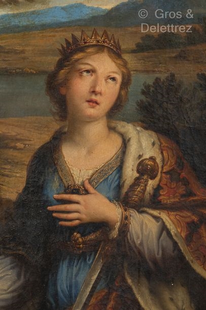 Nicolas Colombel | Saint Catherine of Alexandria and another martyr ...