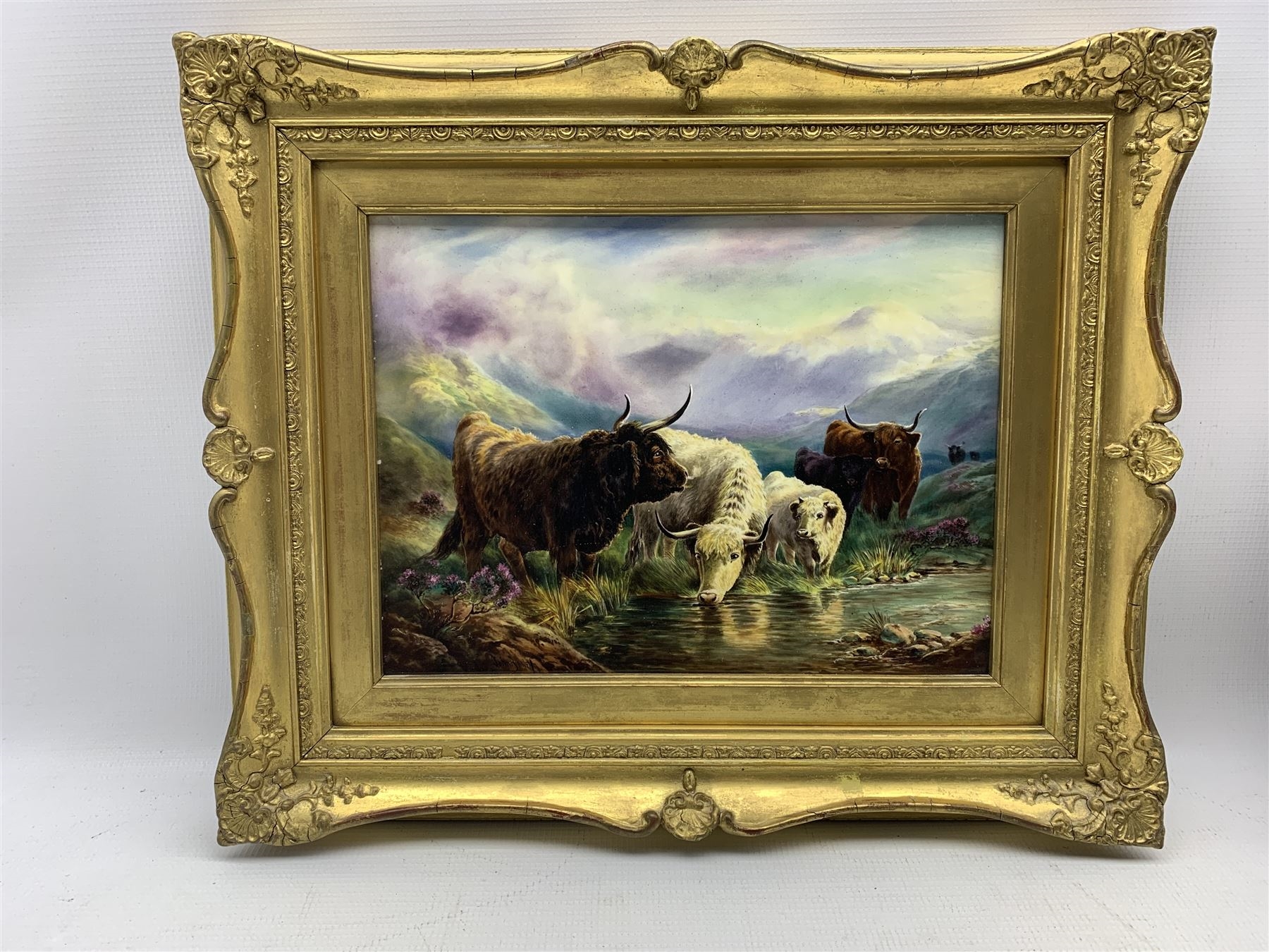 John William Bailey | Pair of rectangular porcelain panels by John ...