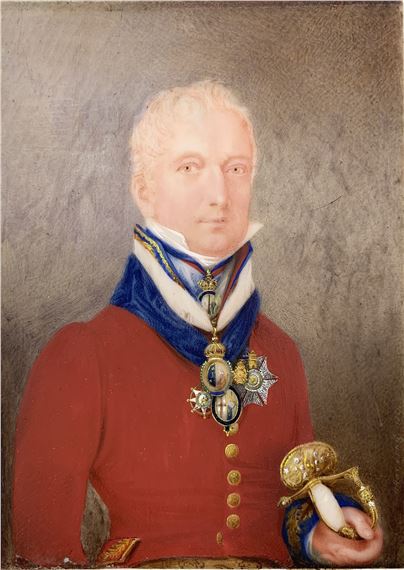 H. Harding | H Harding - Portrait miniature (1824) | MutualArt