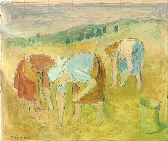 Wilhelm Gimmi | Ramasseuses de pommes de terre dans le Jury (1886 ...