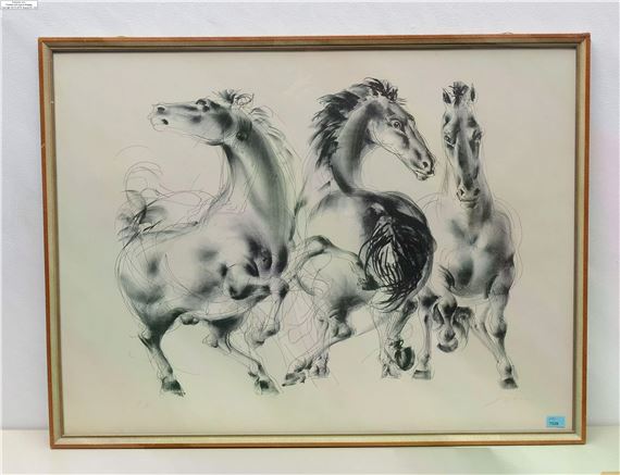 Hans Erni | Drei Pferde (1909 - 2015) | MutualArt