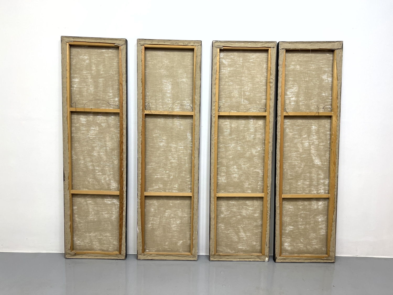 Robert Contois | Monumental Robert Contois Quadriptych Oil Painting ...