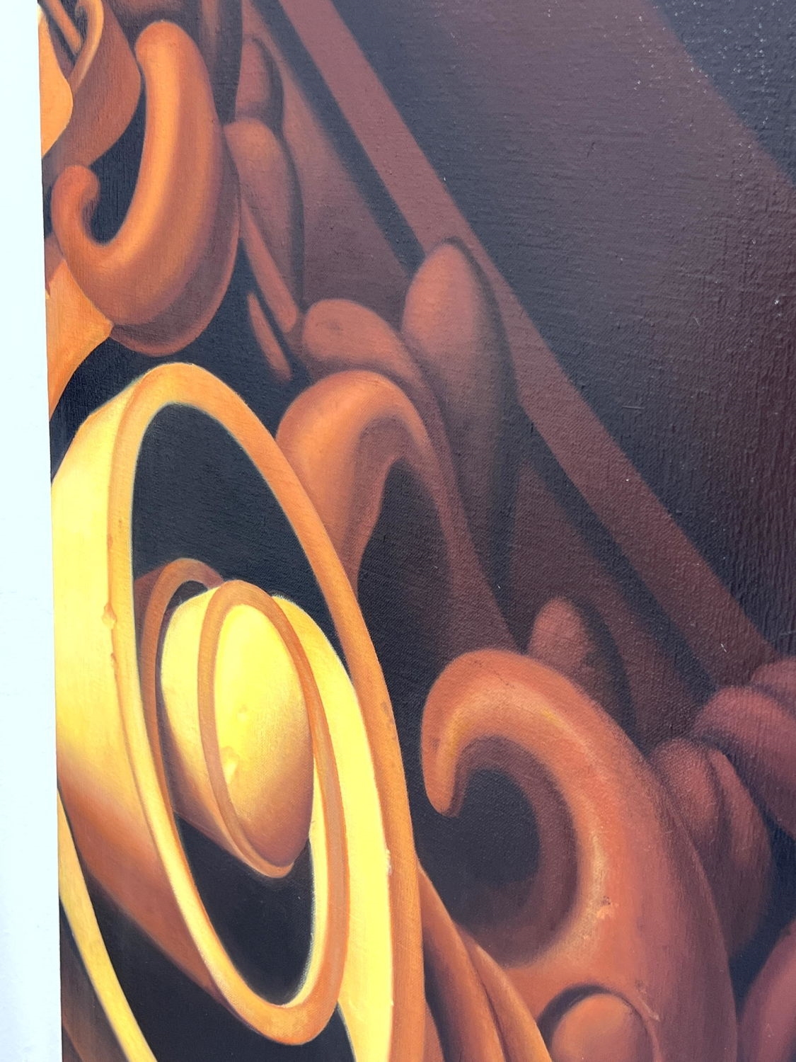 Robert Contois | Monumental Robert Contois Quadriptych Oil Painting ...