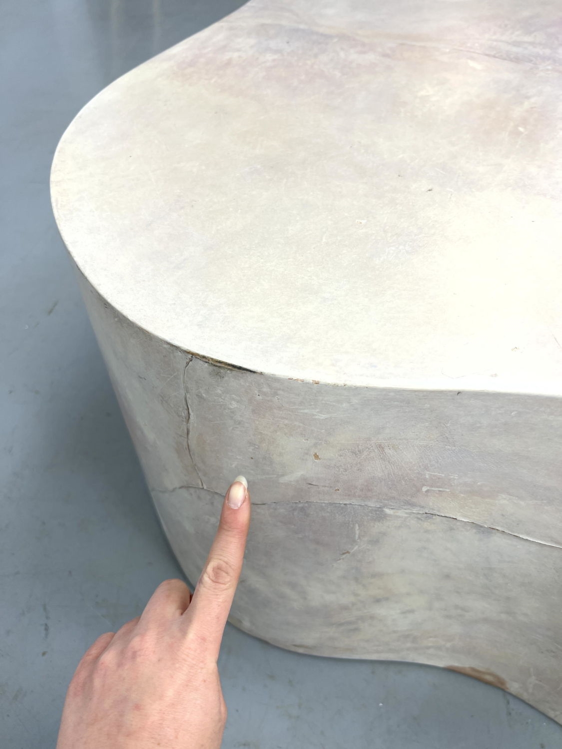 Karl Springer | Karl Springer parchment cloud coffee table 1970's (1970 ...
